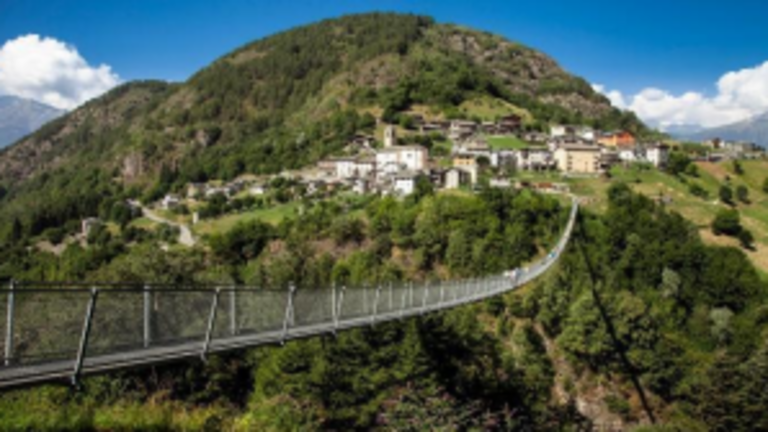 Il Ponte Tibetano in Val Tartano - www.crafnm.it